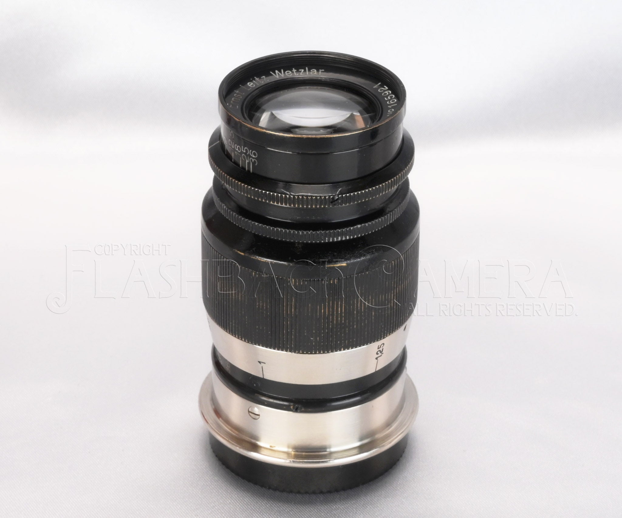 Elmar 90mm f4 (L) Black / Nickel – FLASHBACK CAMERA